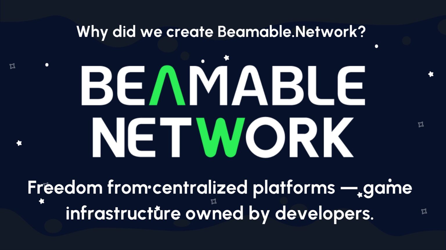 Why We Built Beamable.Network - Beamable.Network